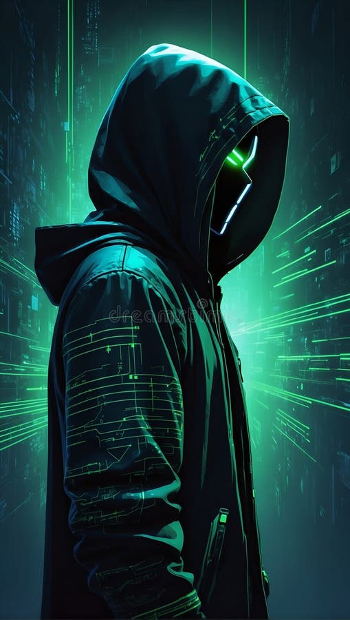 Binary Whispers: the Unseen Harmonizer. Generative AI Stock ...