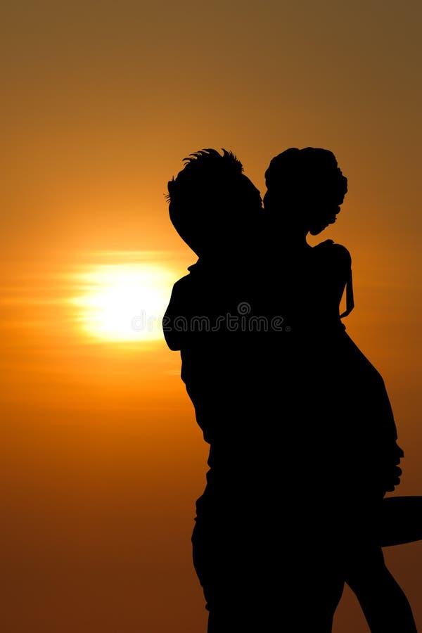 Embracing stock image. Image of sunrise, relationship - 23634275