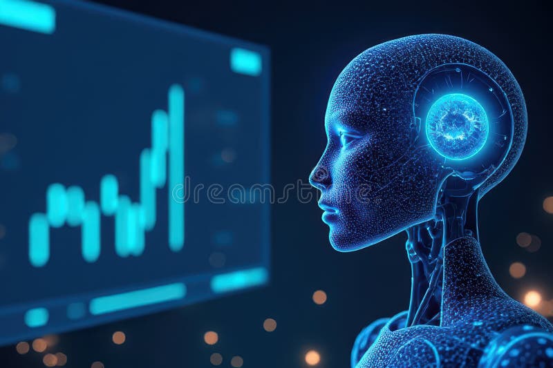 Embracing AI Technology through Model Visualization Stock Illustration ...