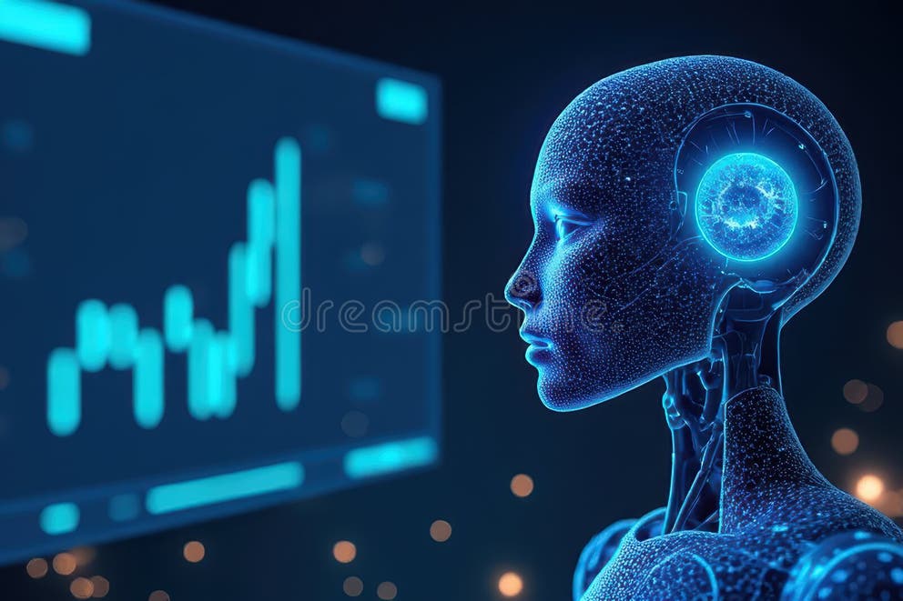 Embracing AI Technology through Model Visualization Stock Illustration ...