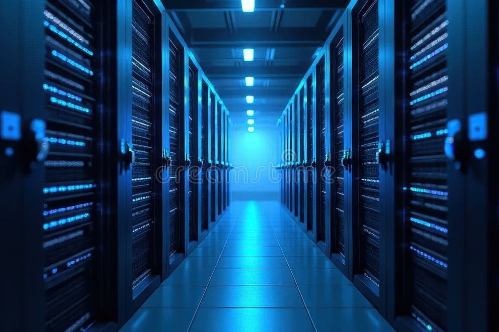 Embracing Cloud-Centric Architecture for Next-Gen Data Center Efficiency Stock Illustration ...