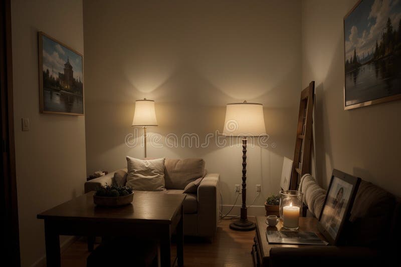 Embracing Comfort and Coziness.AI Generated Stock Illustration ...