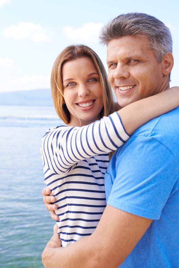 Embracing couple stock photo. Image of adult, looking - 56053982