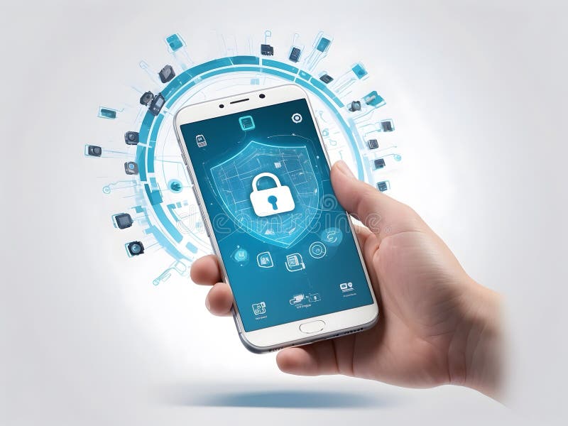 Embracing the Data Privacy in the Digital Age Stock Illustration ...