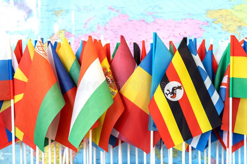 Embracing Diversity: a Tapestry of Nations - Flags of the World Against ...