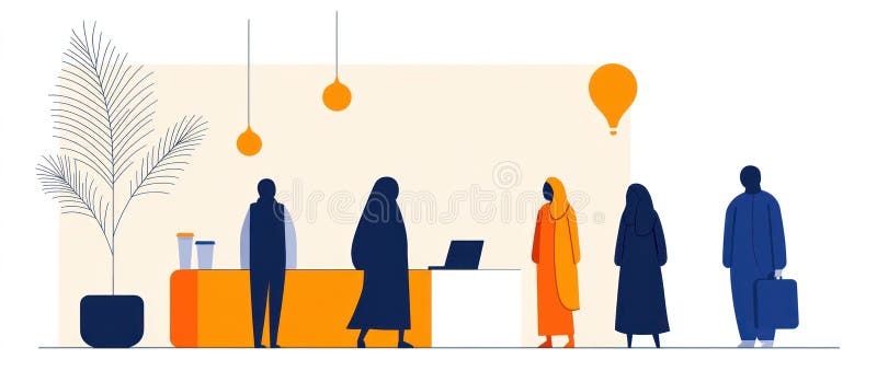 Embracing Diversity: a Vibrant Workplace of Unity and Inclusion Stock ...