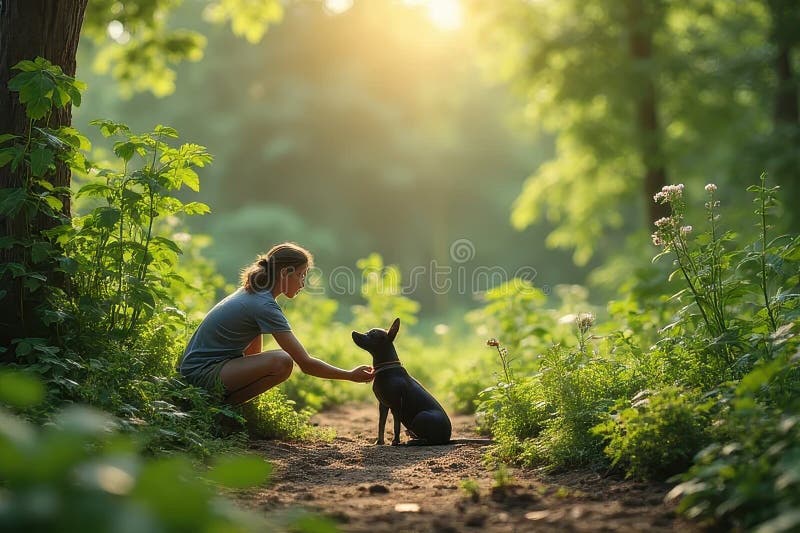 Embracing Environmental Kindness Stock Illustration - Illustration of ...