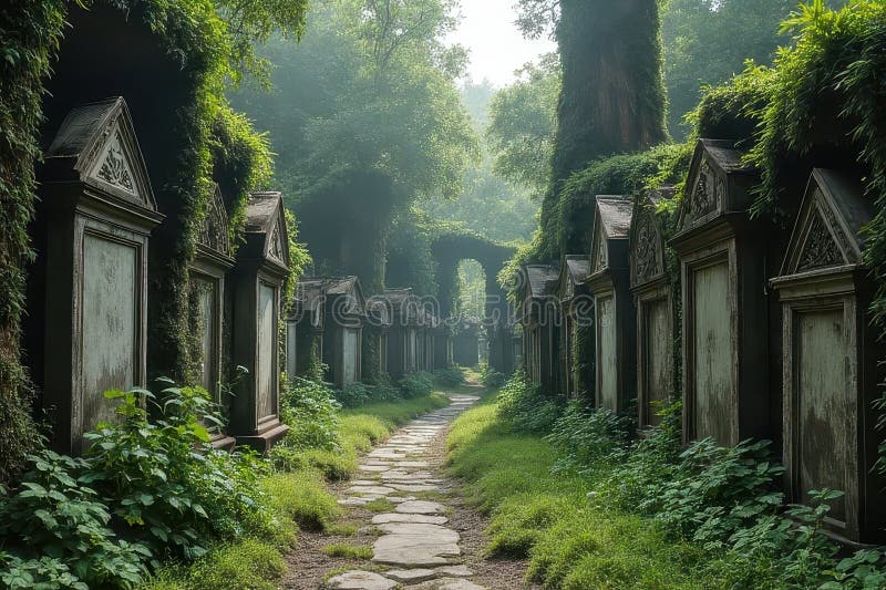 Embracing Eternity: Graveyard S Enchanting Transition through Nature S ...