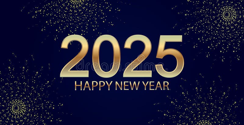 Embracing the Future Cheers To a Happy 2025 Stock Illustration ...