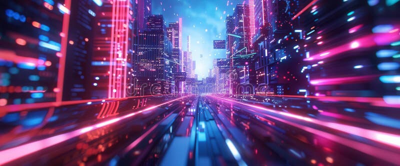 Embracing the Future, 5G Technology Revolution Stock Image - Image of ...