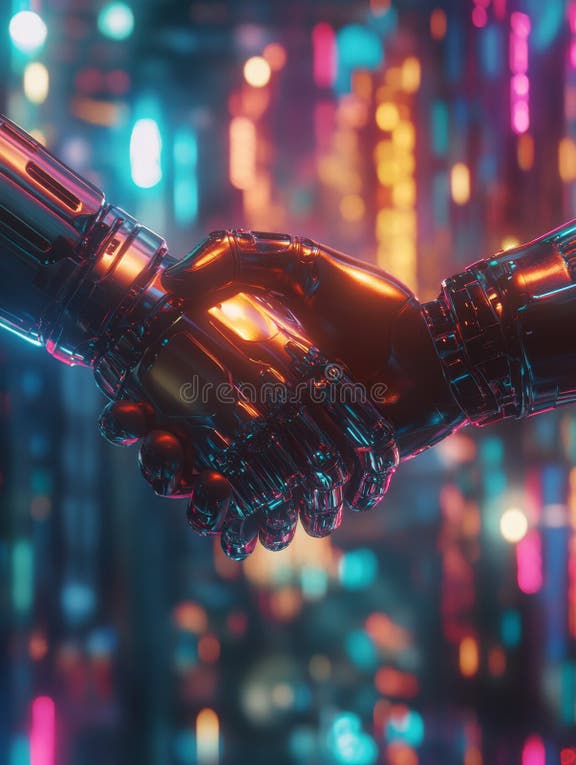 Embracing the Future: a Human-Robot Handshake Symbolizing Unity and ...