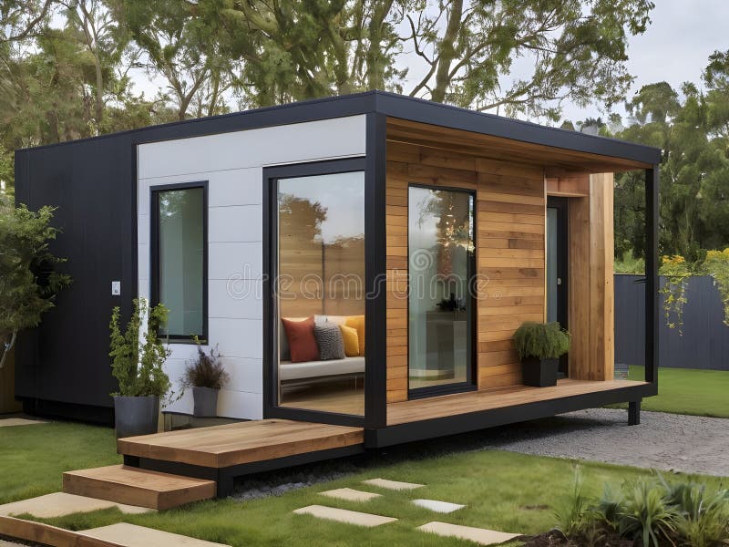 Embracing Ingenious Design in Compact Living Spaces Stock Image - Image ...