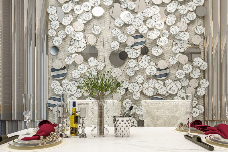 Embracing Luxury Opulent Interior Designs for a Glamorous Dining Room ...