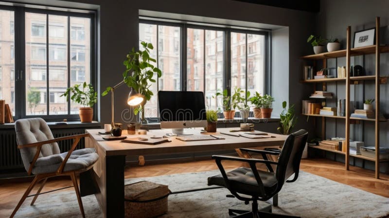 Embracing the Modern Remote Work Lifestyle: Diverse Home Office ...