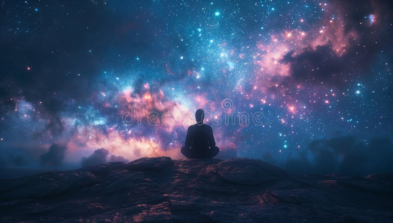 Embracing Peace and Tranquility through Meditation Under the Vast ...