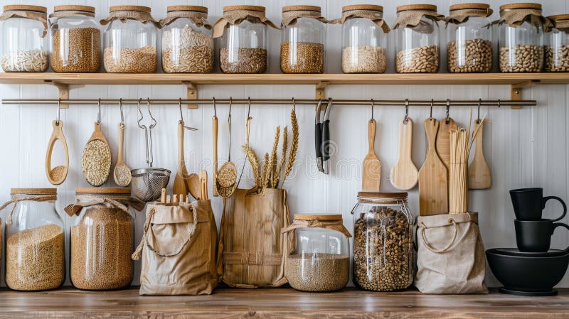 Embracing Sustainable Living a Zero Waste Kitchen Showcasing Eco ... Embracing Sustainable Living a Zero Waste Kitchen Showcasing Eco ...