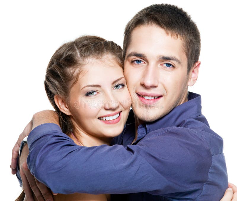 Beautiful embracing lovers stock image. Image of handsome - 12136389