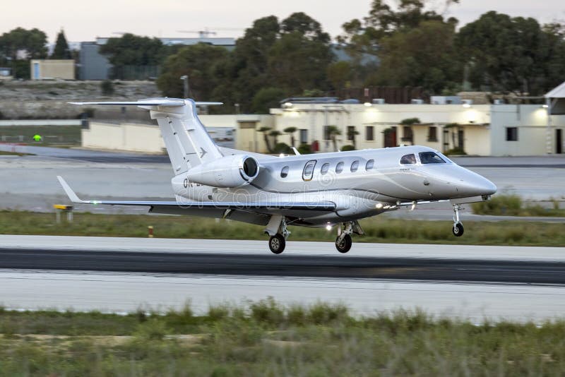 Embraer Phenom 300 Private Jet Editorial Photo - Image of fuselage ...