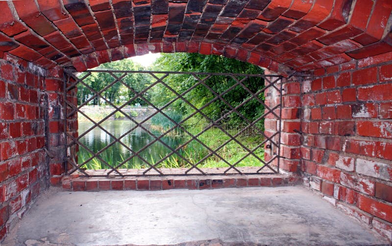 Embrasure in the Fortress, War Stock Photo - Image of passage ...