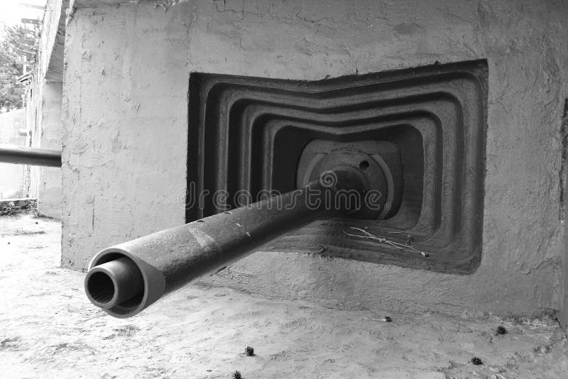 Embrasure of Military Bunker Stock Photo - Image of embrasure, bunker ...