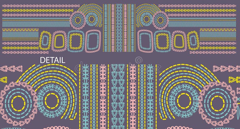 Embroidered Background stock vector. Illustration of artwork - 10413708