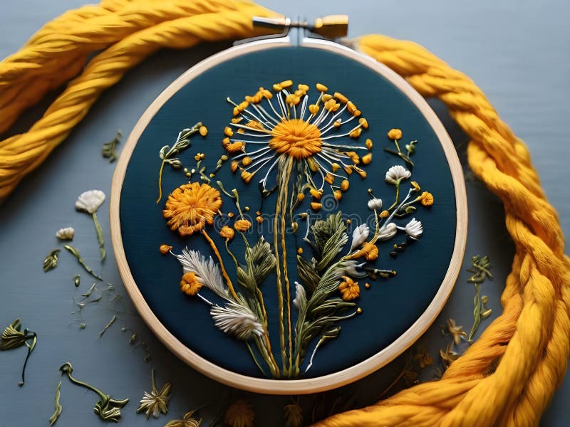 Dandelions Hoop Hand Stock Illustrations – 3 Dandelions Hoop Hand Stock ...