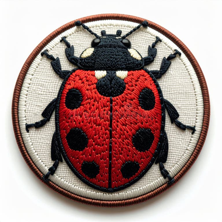 Ladybug Patch Stock Illustrations – 220 Ladybug Patch Stock ...