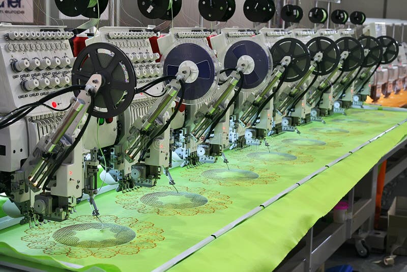 Embroidery stock photo. Image of spool, fabrics, needles - 9280072