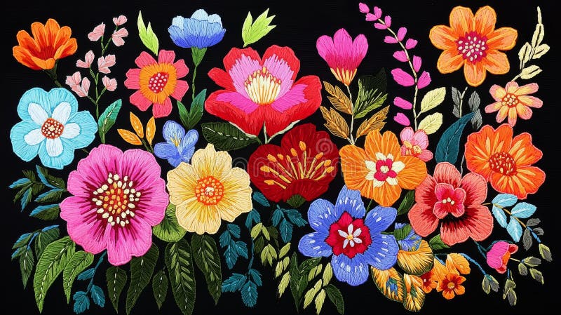 Embroidery-based Folk Arts and Crafts Stock Photo - Image of decor ...