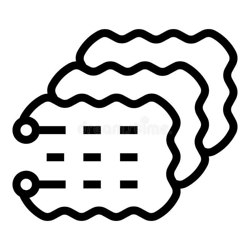 Embroidery Outline Vector Icon. Thin Line Black Embroidery Icon, Flat ...