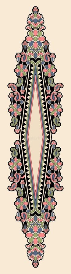 Embroidery Cross Stitch. Ethnic Patterns. Pixel Horizontal Seamless ...