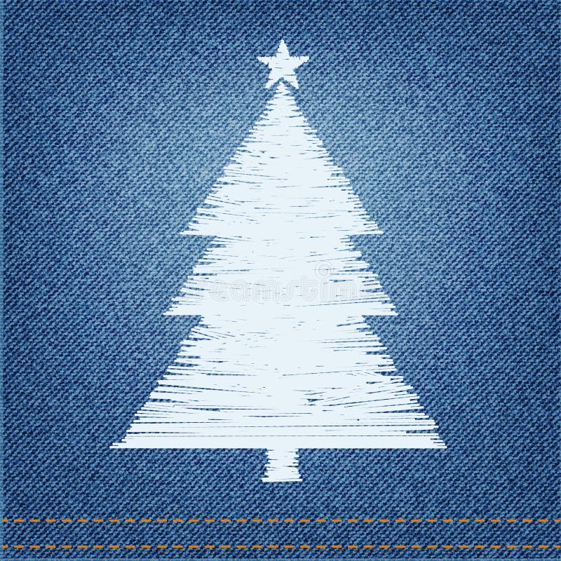 Christmas Denim Background Stock Illustrations – 425 Christmas Denim ...