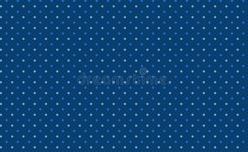 Embroidery Ethnic Pattern, Vector Geometric Pixel Background, Blue ...