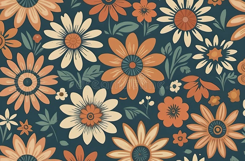 Embroidery Floral Seamless Pattern. Flower Texture for Fabric or ...