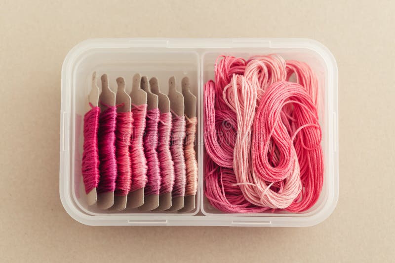 Embroidery Floss Storage stock image. Image of large - 68301689