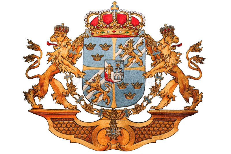 Embroidery of Luxembourg National Emblem Stock Photo - Illustration of ...