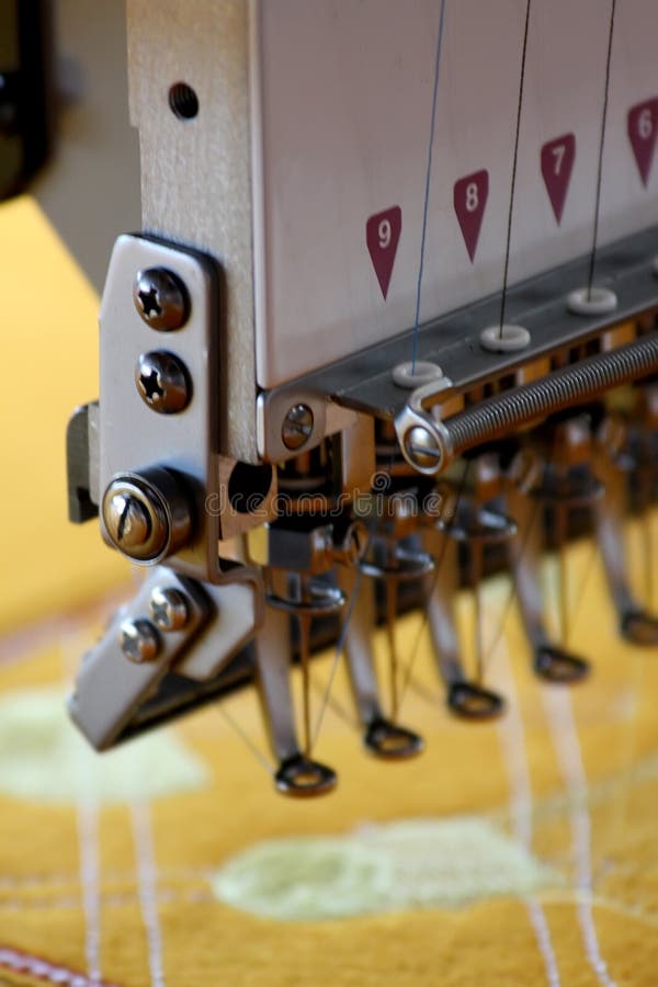 Embroidery machine stock photo. Image of clothing, stitch - 8541086