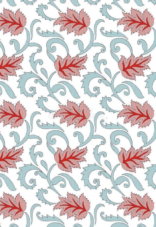 EMBROIDERY PATTERN DESIGN BACKGROUND ART for FABRIC Stock Illustration ...