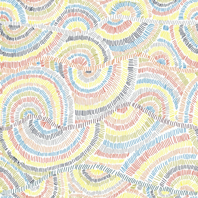 Embroidery Seamless Pattern Stock Vector - Illustration of ornament ...