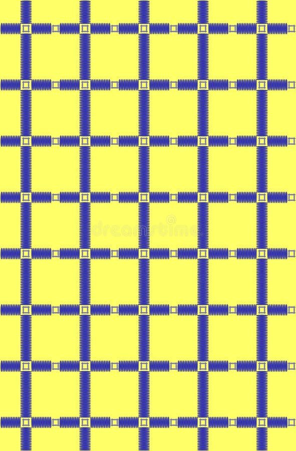 Repeating the Original Decorative Satin Stitch Stock Illustration ...