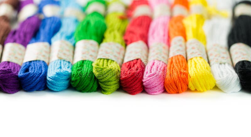 Embroidery thread stock image. Image of cotton, background - 39450693