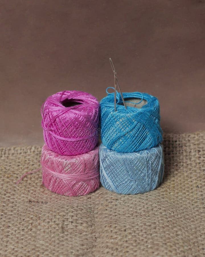 Embroidery Thread Made Especially for Embroidery Stock Photo - Image of ...