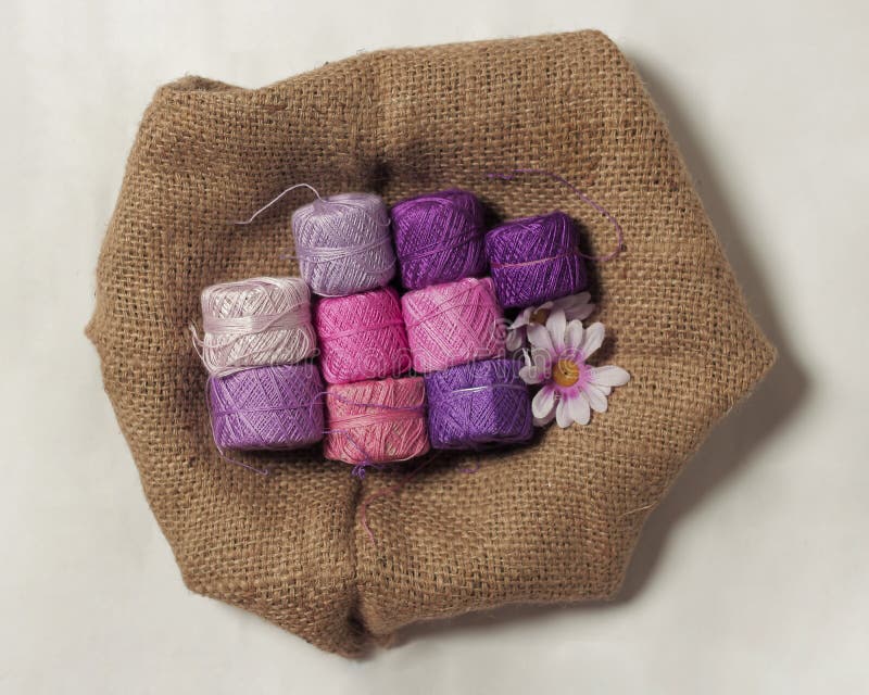 Embroidery Thread Made Especially for Embroidery Stock Photo - Image of ...