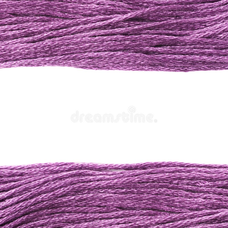 Embroidery Thread Yarn Isolated Stock Photo - Image of bundle, skein ...