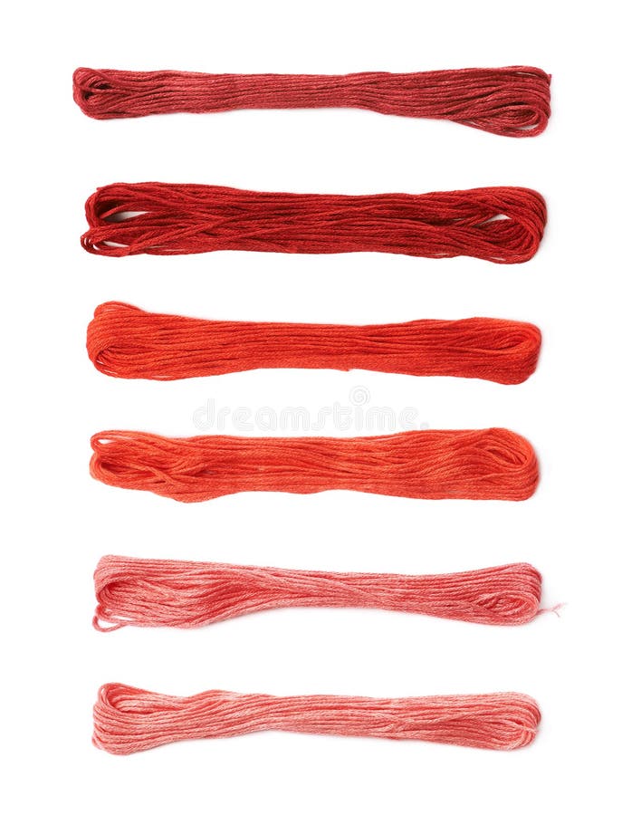 Embroidery Thread Yarn Isolated Stock Image - Image of background ...