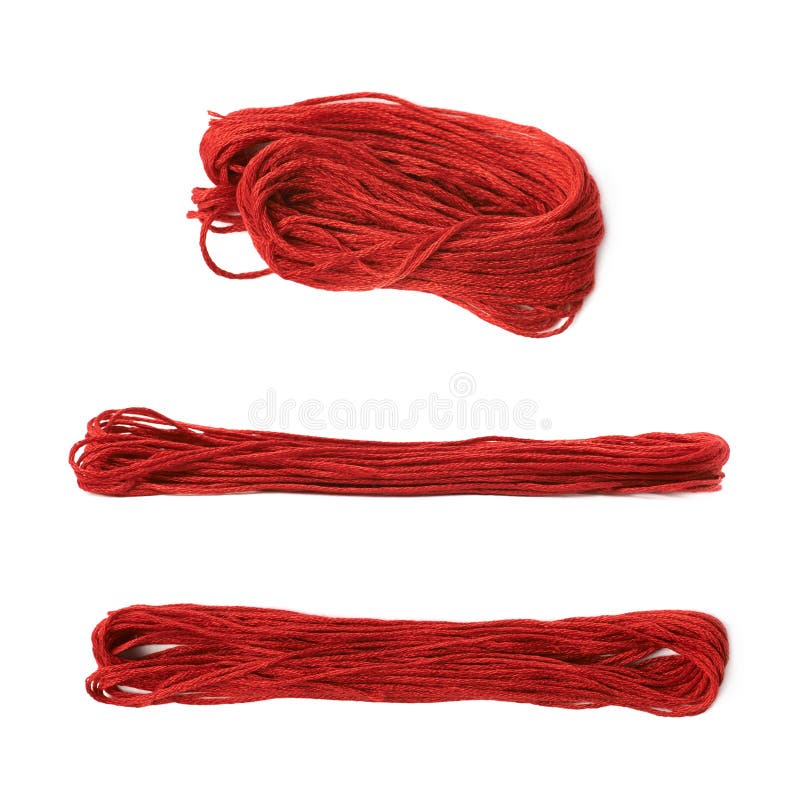 Embroidery Thread Yarn Isolated Stock Image - Image of cotton, material ...