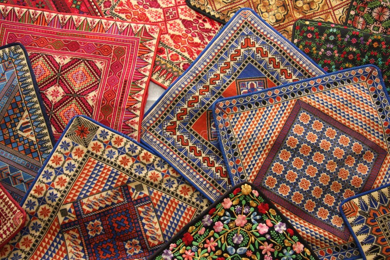 Traditional Indian Embroidery Pattern. Elephant Stock Photo - Image of ...