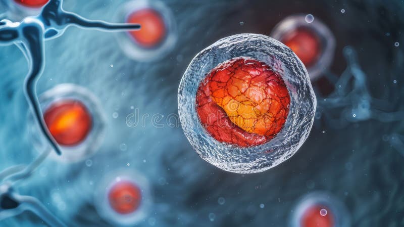 Embryo Development Secondary Oocyte Release and Fertilization Process ...