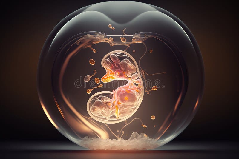 Embryo in the Womb. the Concept of Conception and Development of the ...