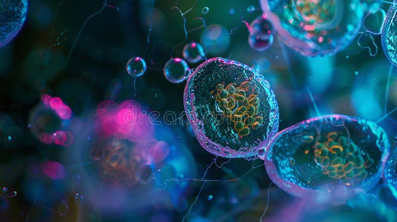 Embryonic Stem Cells Come into Clear View Under a Microscope, Set ...